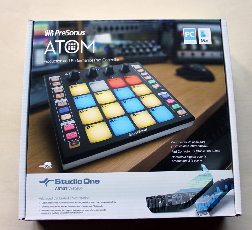 Testbericht – ATOM Pad Controller von PreSonus – www.digital-notes.de