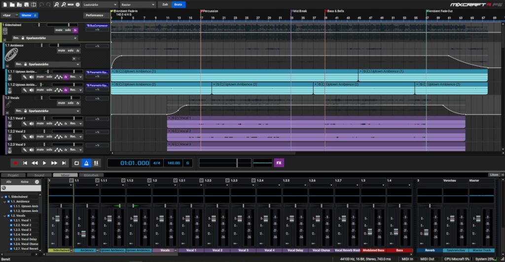 Testbericht – Mixcraft 9 Pro Studio von Acoustica – www.digital-notes.de