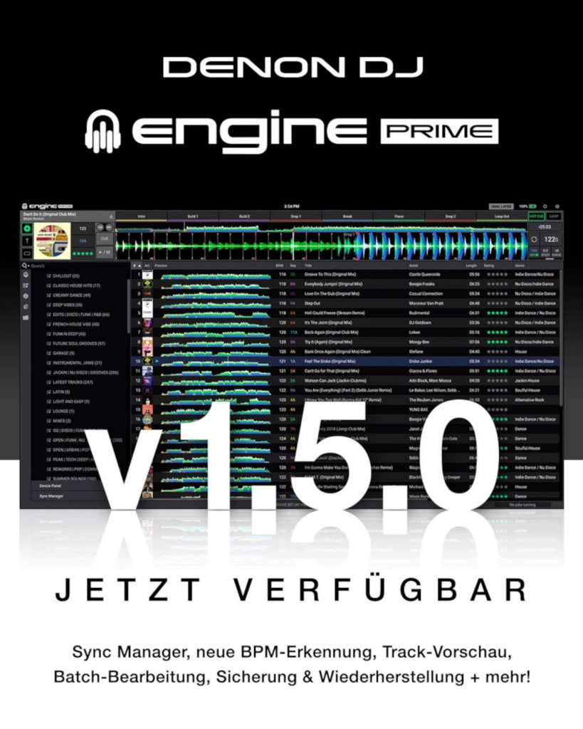 ENGINE® DJ VERÖFFENTLICHT UMFANGREICHES ENGINE PRIME SOFTWAREUPDATE MIT ...