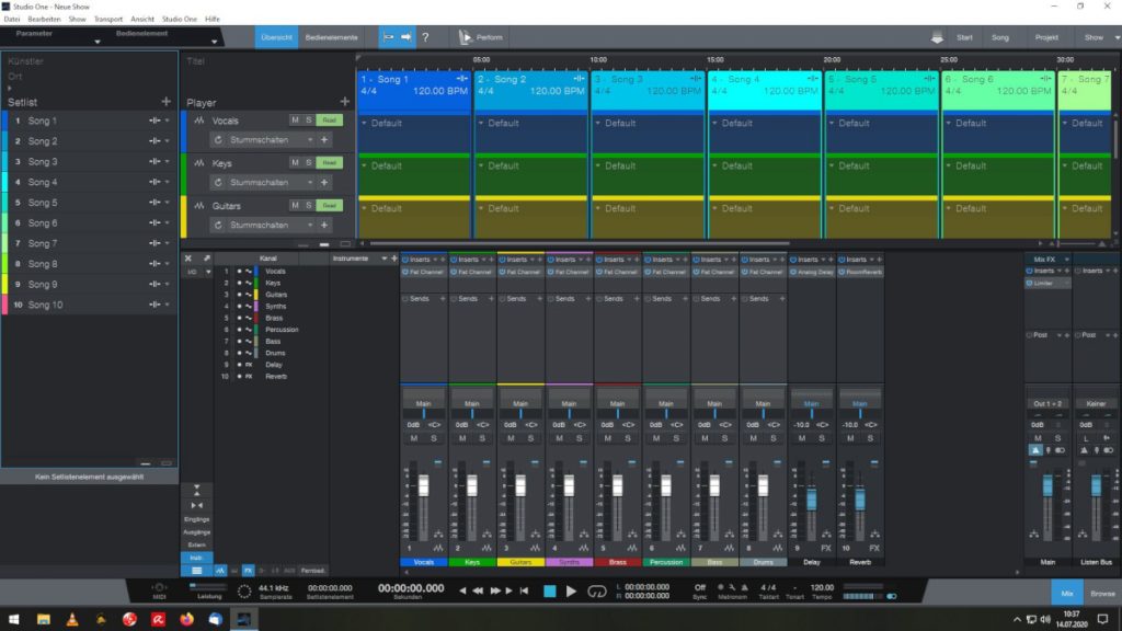 Testbericht – PreSonus Studio One 5 Professional – www.digital-notes.de