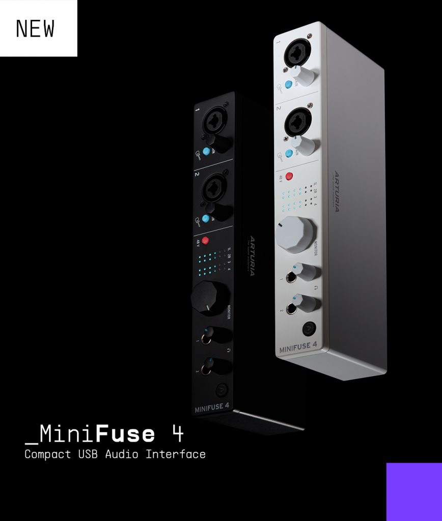 Arturia MiniFuse 4 available now! – www.digital-notes.de
