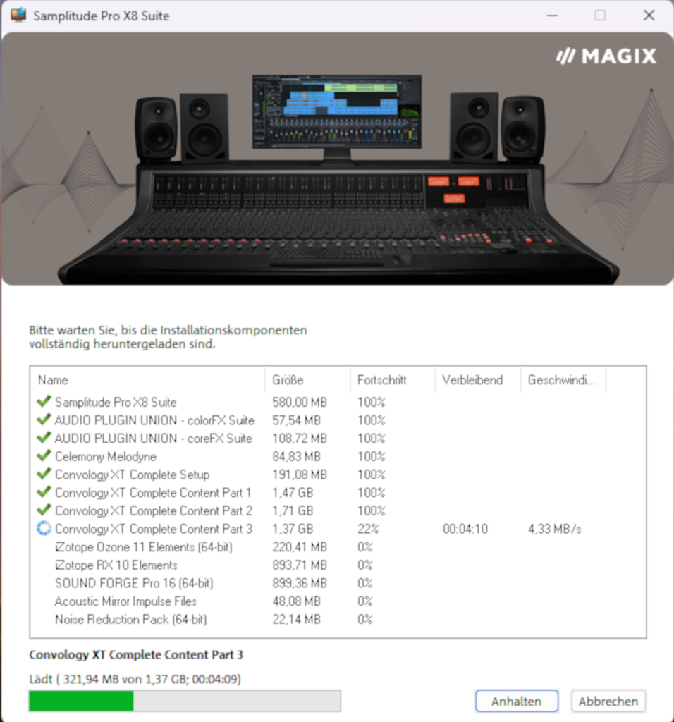 Testbericht Magix Samplitude x8 pro – www.digital-notes.de